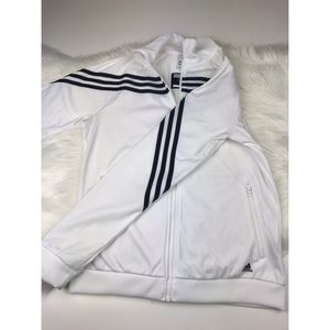 adidas | Jackets & Coats | Adidas Originals White Track Jacket Medium ...
